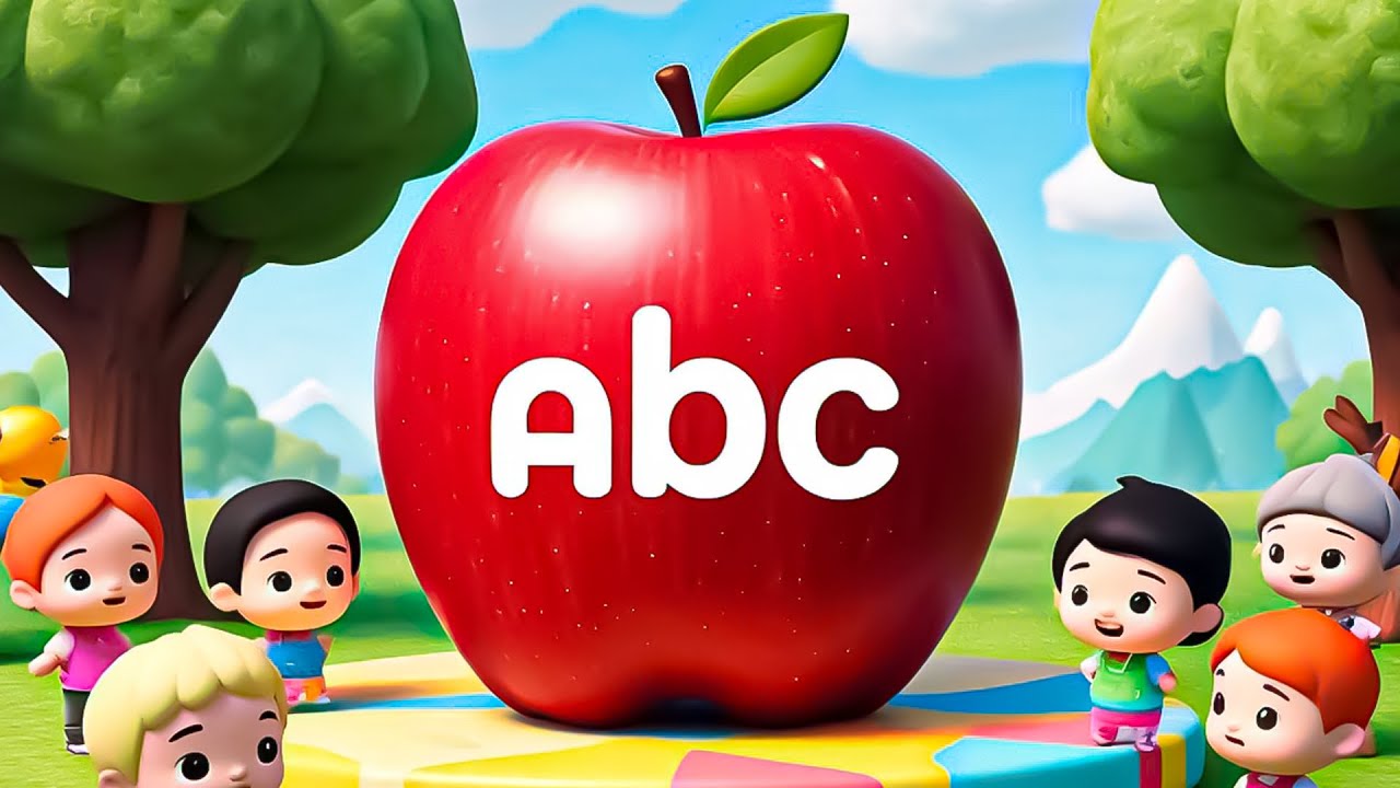 Learn ABCs with Apple & Bowling Ball Adventure | Counting to 100 for ...