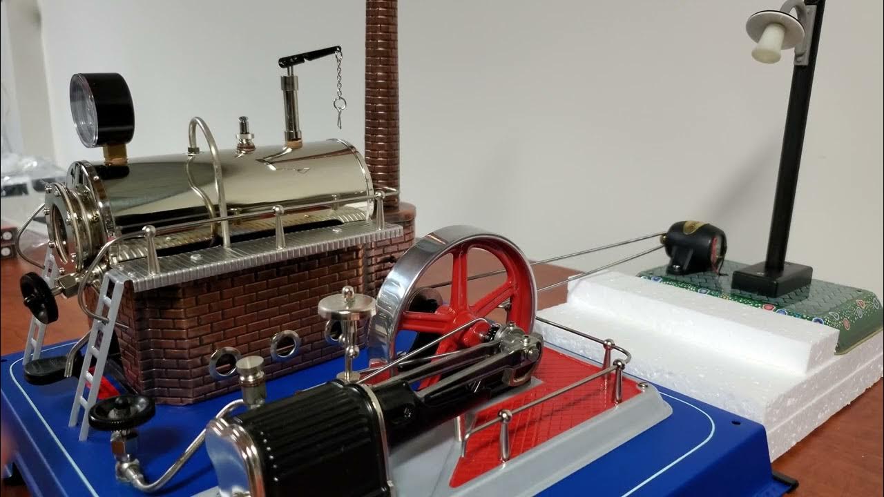 Wilesco D20 Live Steam Engine - YouTube