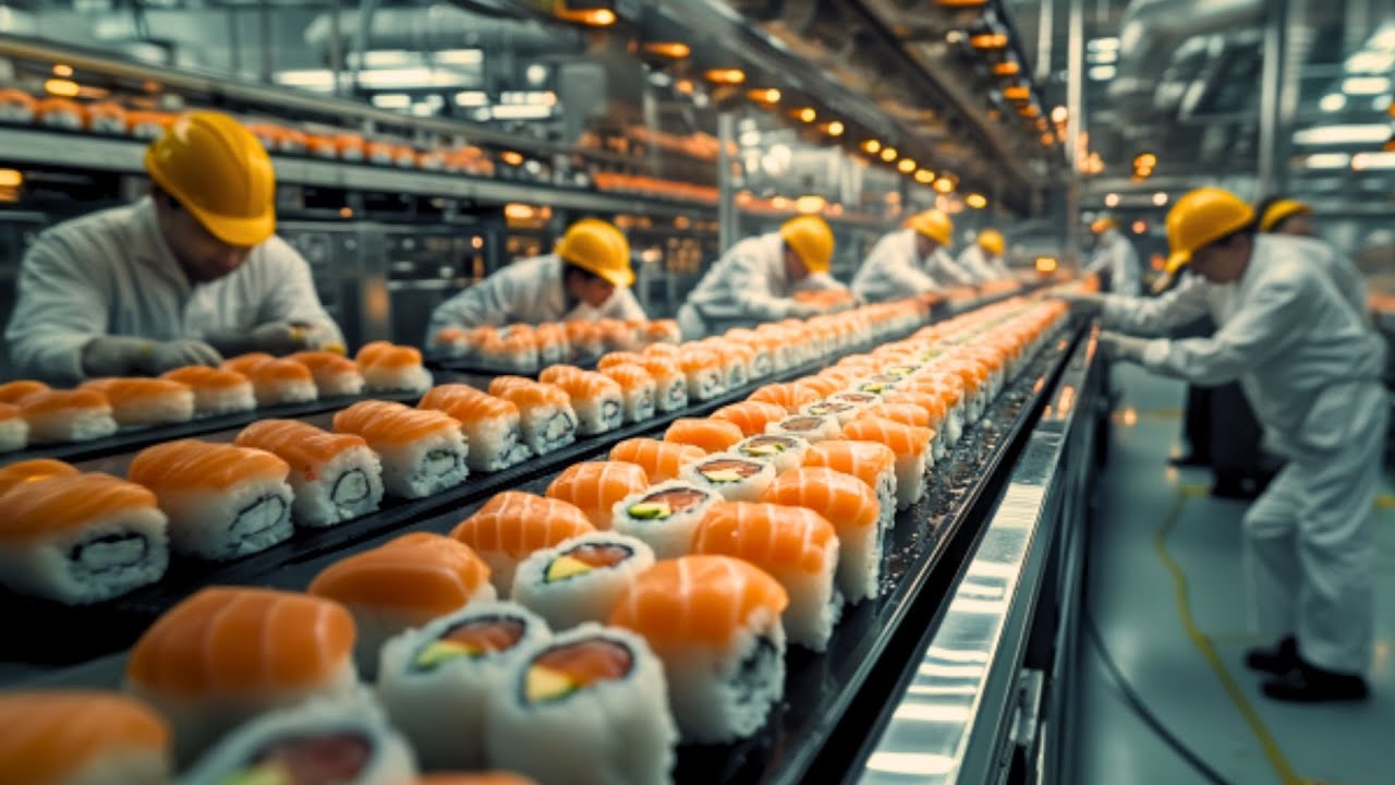 Sushi Production Unveiled: The High-Tech Process Behind Every Roll ...