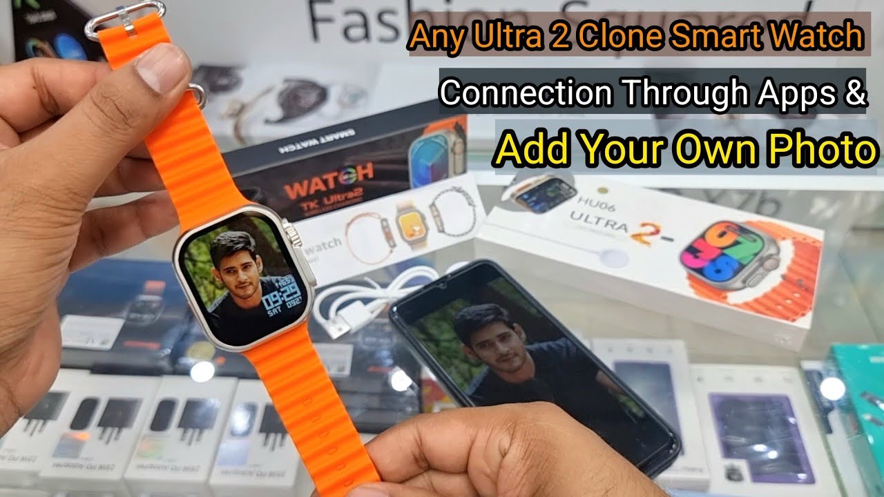 Ultra 2 Clone Smart Watch Connection & Setup Custom Photo - YouTube