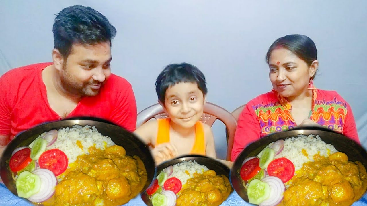 #Chickenkasha #Eatingchallenge Chicken kasha & Rice Eating Challenge ...