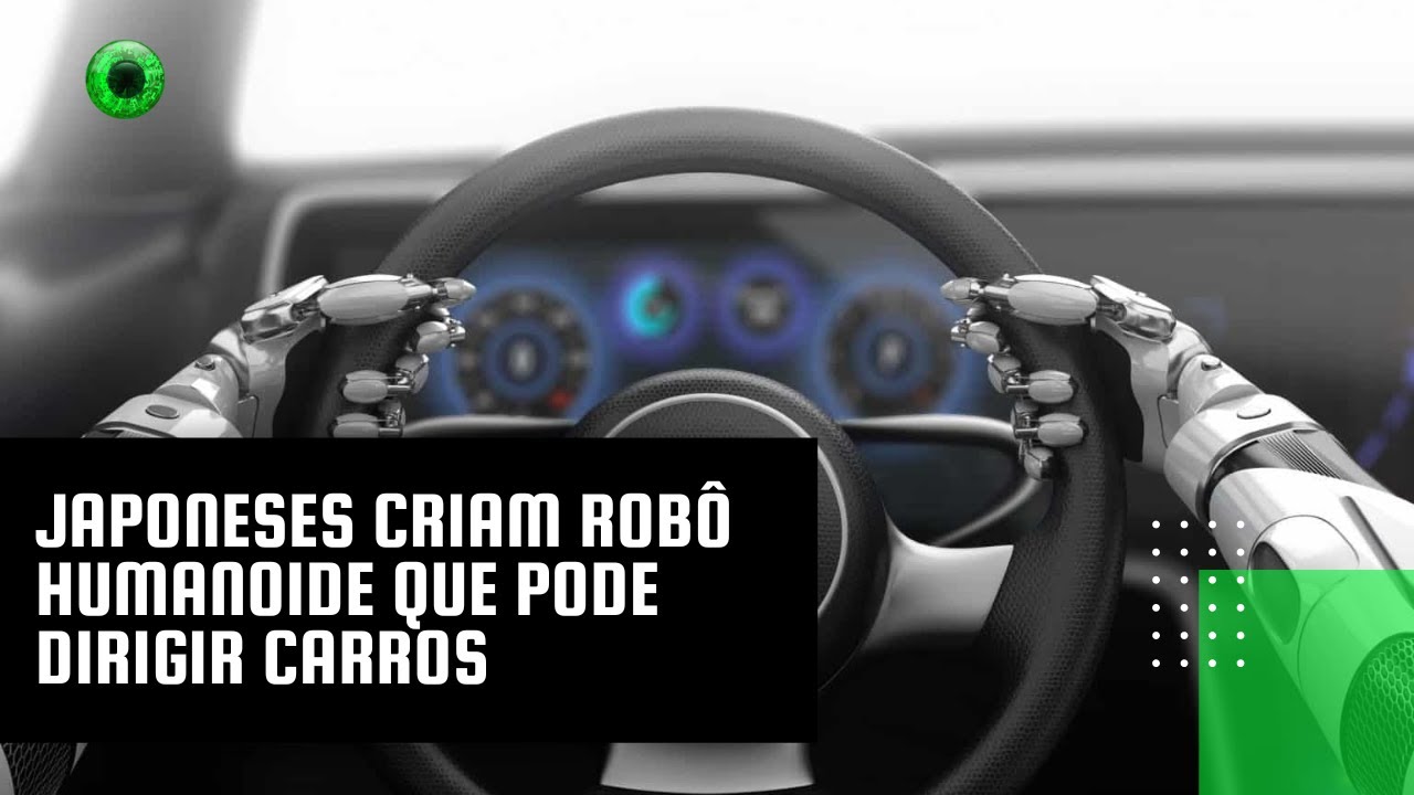 Japoneses criam robô humanoide que pode dirigir carros - YouTube
