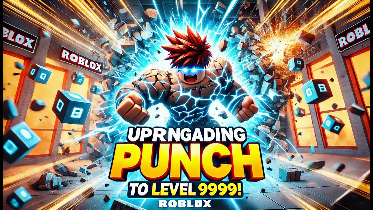 Upgrading My Punch To Level 9999 in STRONGEST PUNCH Simulator Roblox ...