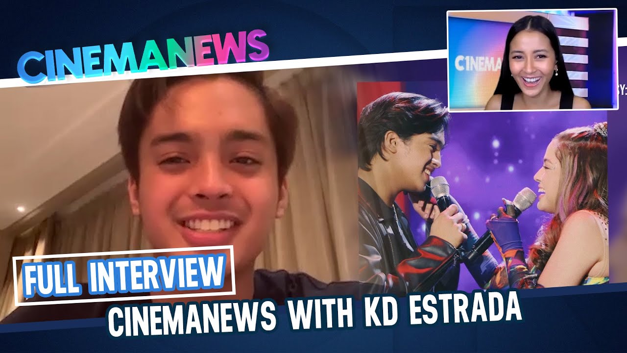 FULL INTERVIEW: CinemaNews with KD Estrada - YouTube