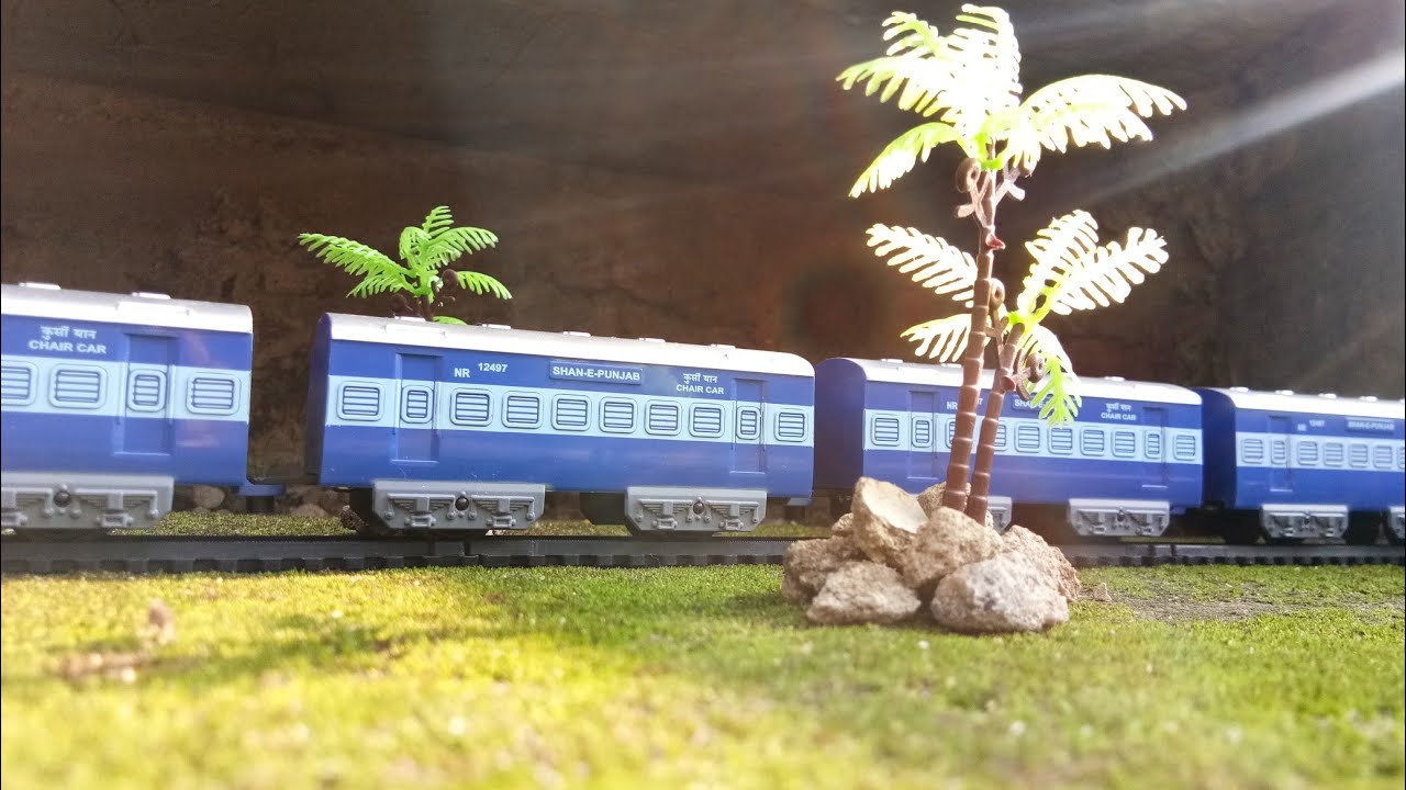 Indian Blue Coaches Train Passenger from Beautiful Place - YouTube