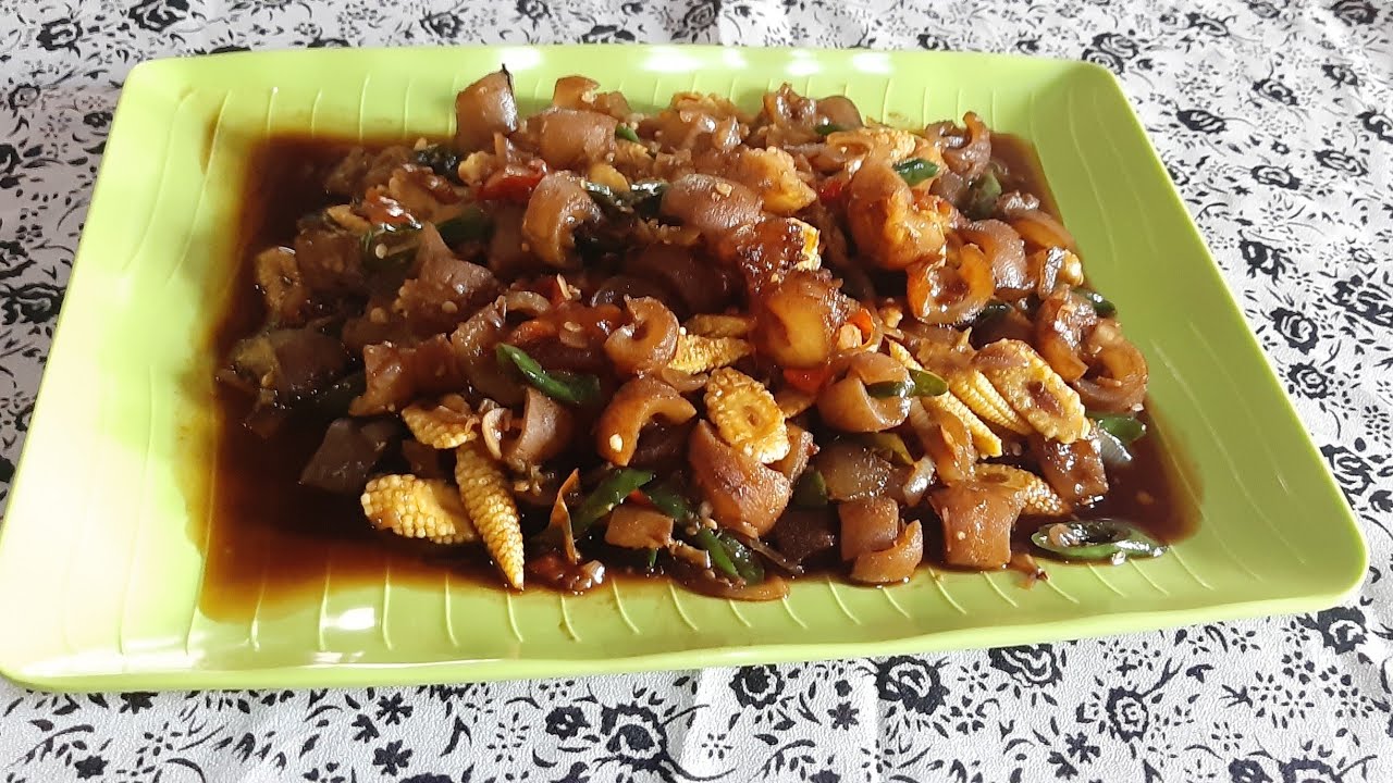 beef skin stir fry recipe with green chili - YouTube