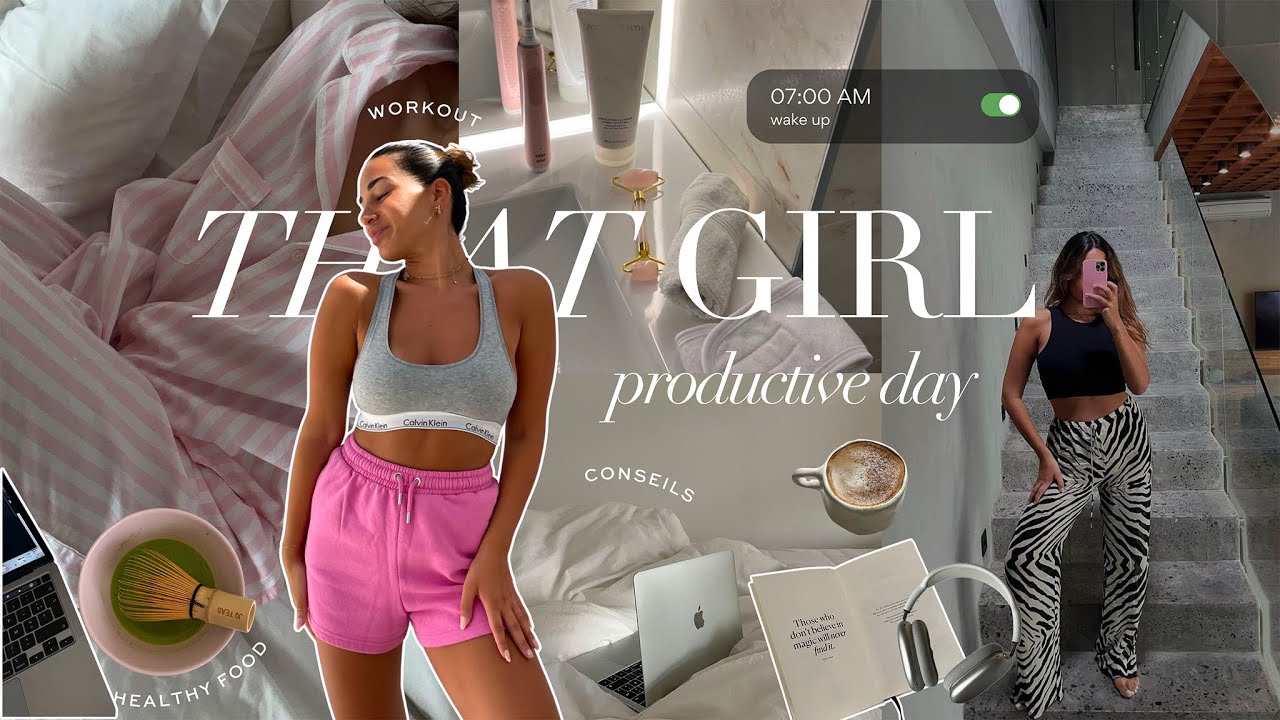 THAT GIRL PRODUCTIVE DAY | BALI VLOG, Comment tenir ses objectifs ...