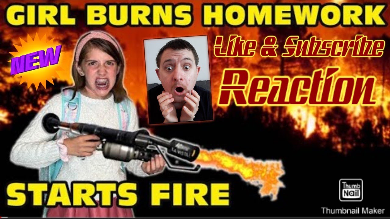 [Reaction] Teenage Girl Sets Mountain on Fire by Burning her Homework ...