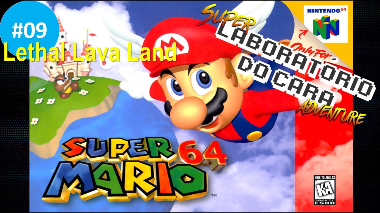 Super Mario 64 (N64) - Parte 9 - Lethal Lava Land - YouTube