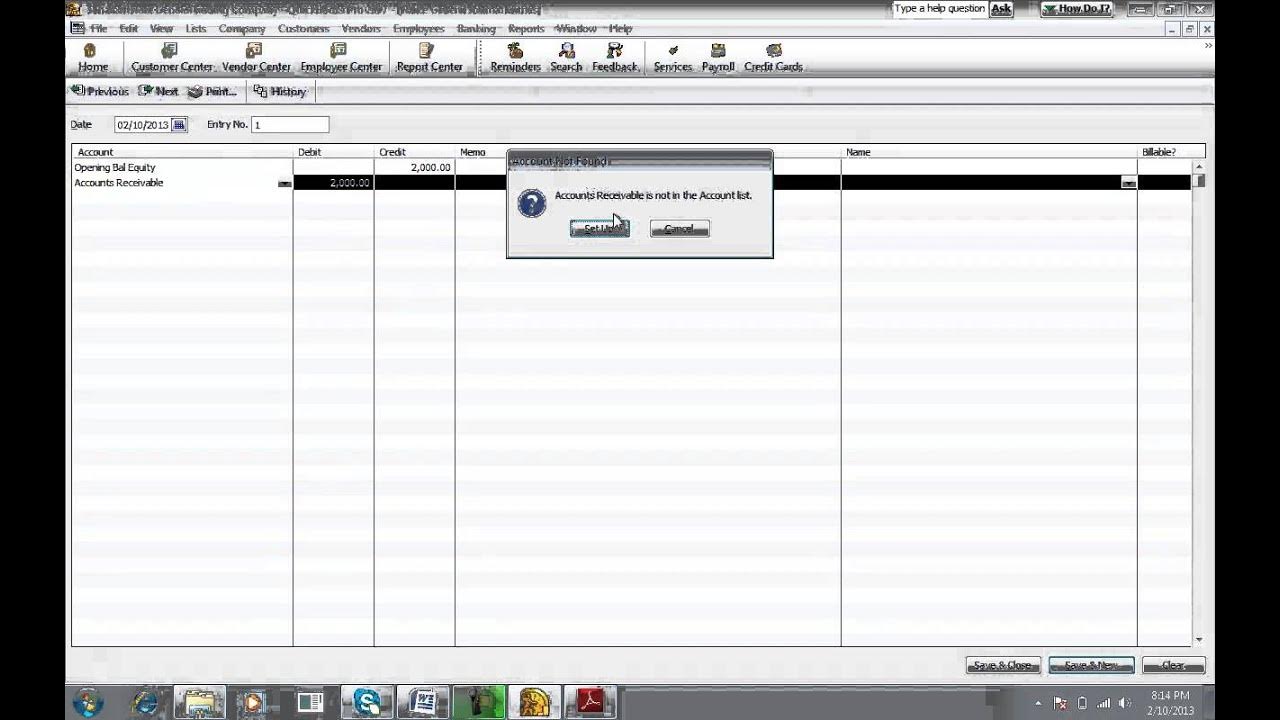 Lesson 09 Real Activity Part2 - Quickbook 2007 - Sahalsoftware - YouTube