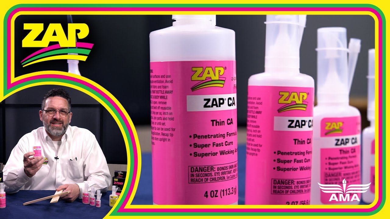 Zap Glue \\ Zap Thin CA (Pink Label) - YouTube