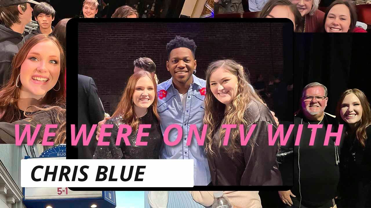 Singing on a TV Show + Behind the scenes with Chris Blue - YouTube