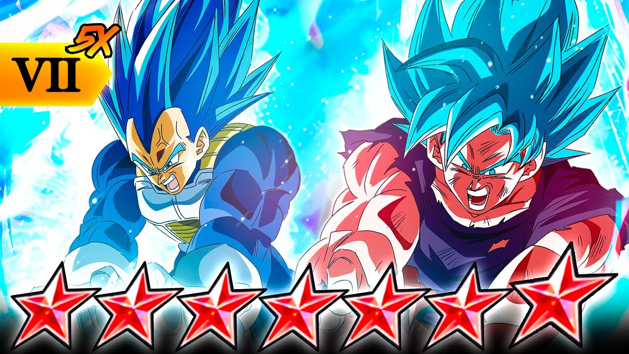 Dragon Ball Legends 5x Zenkai Buffed 14 Star Ssbkk Goku Ssbe Vegeta