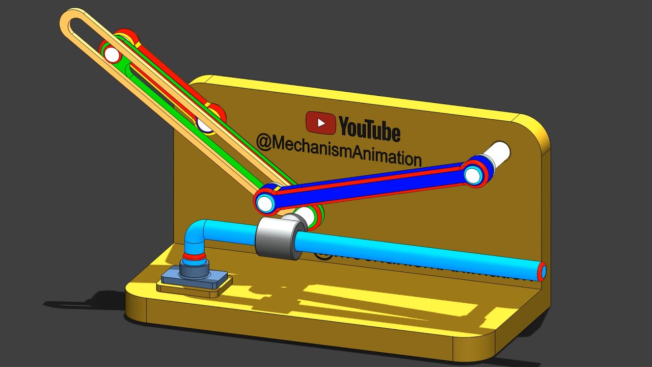 (28/1000)🔝Mechanical mechanism animation 4K #mechanical #mechanism # ...
