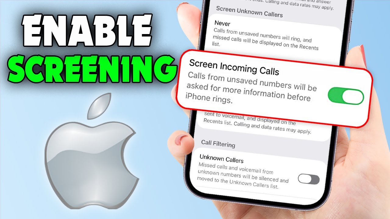 How to Enable Call Screening on iPhone (2026) - YouTube