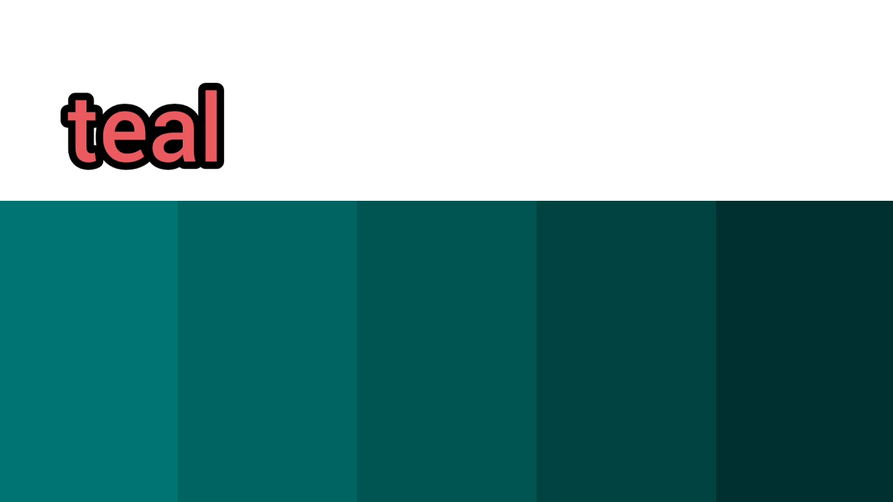 How to Pronounce Teal in American English - YouTube