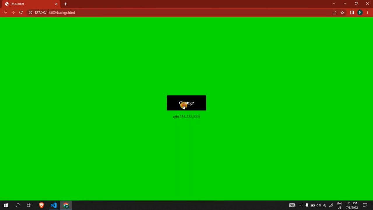 Change Background Color On Click By Html CSS JS For Beginners YouTube Change Background Color On Click By Html CSS JS For Beginners YouTube