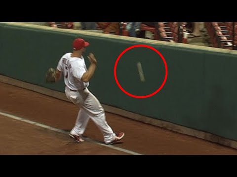 MLB Purposely Dropping the Ball - YouTube