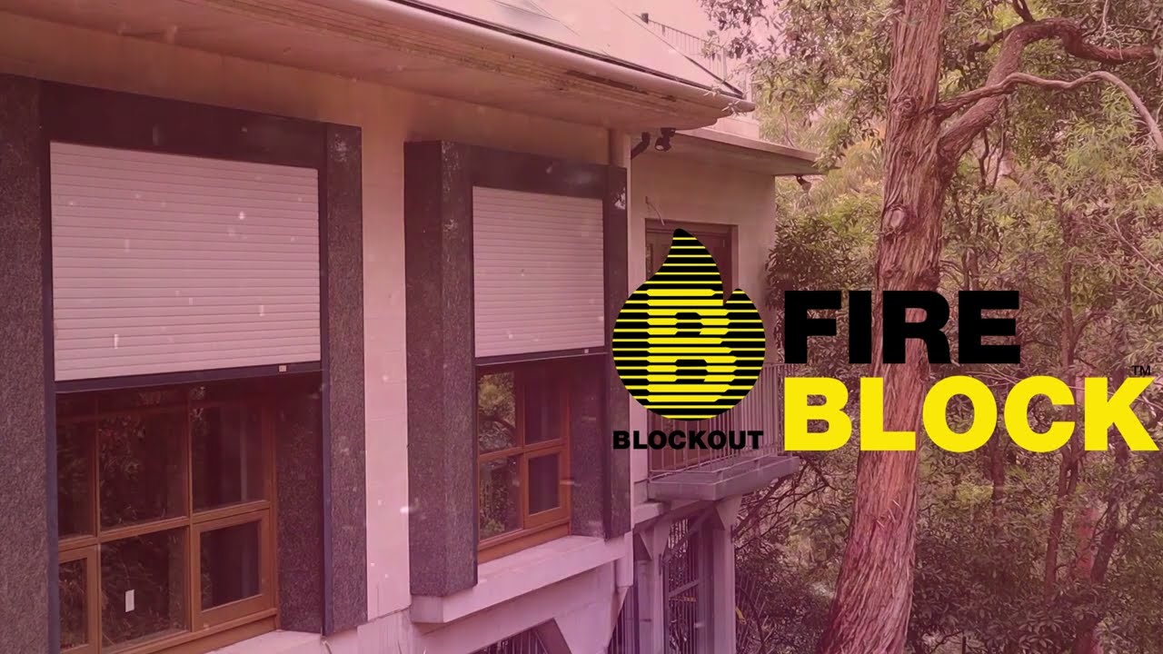 FIREBLOCK bushfire window roller shutter. BAL-FZ Roller shutters ...