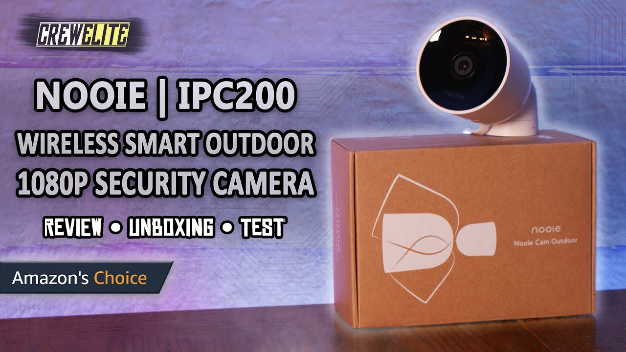 Nooie - Wireless Outdoor 1080P Security Camera | With Motion Tracking ...