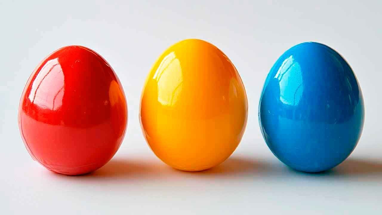 Huge Play-Doh 3 Surprise Eggs with Funny Toys | Learn Colors with Play ...