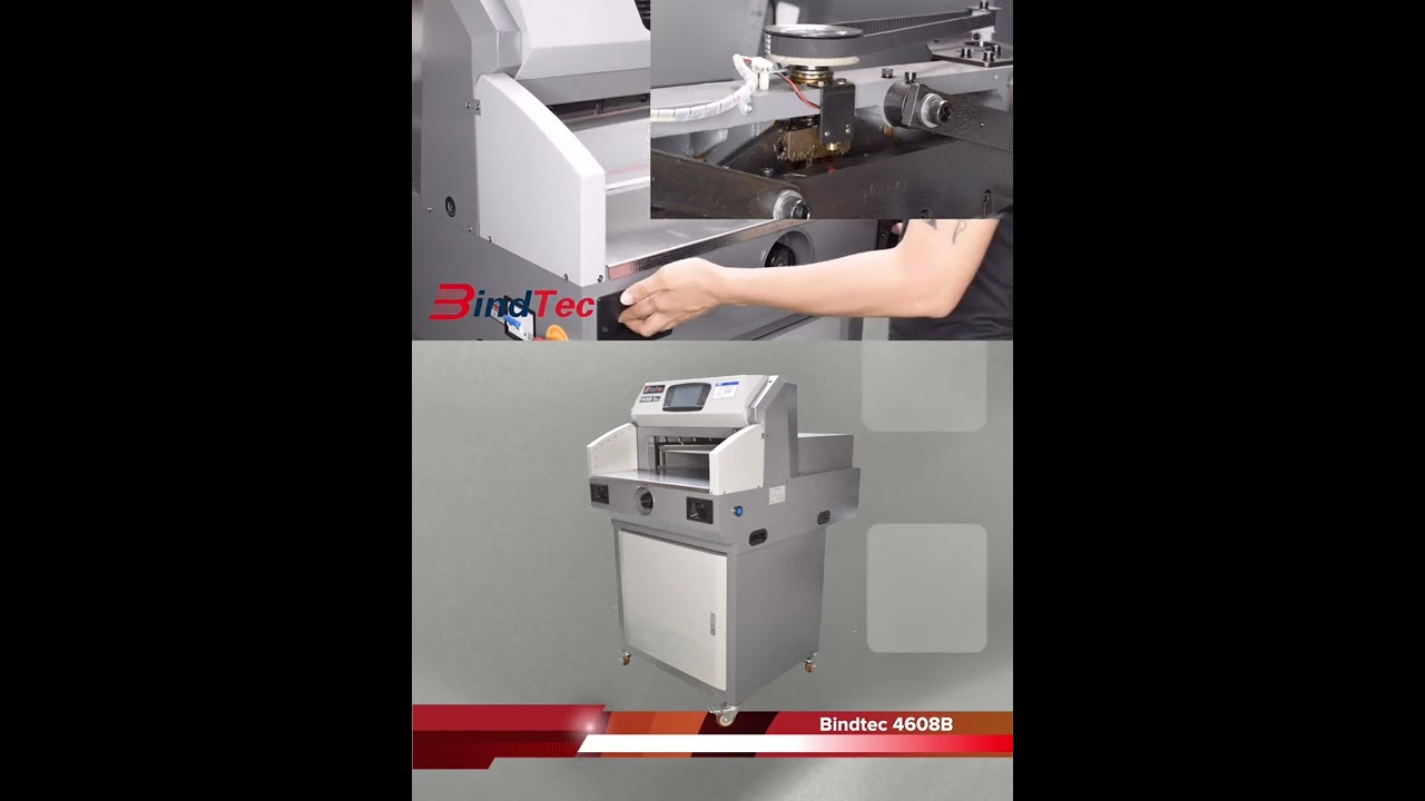 เครื่องตัดกระดาษไฟฟ้า Bindtec 4608B (2022) - YouTube