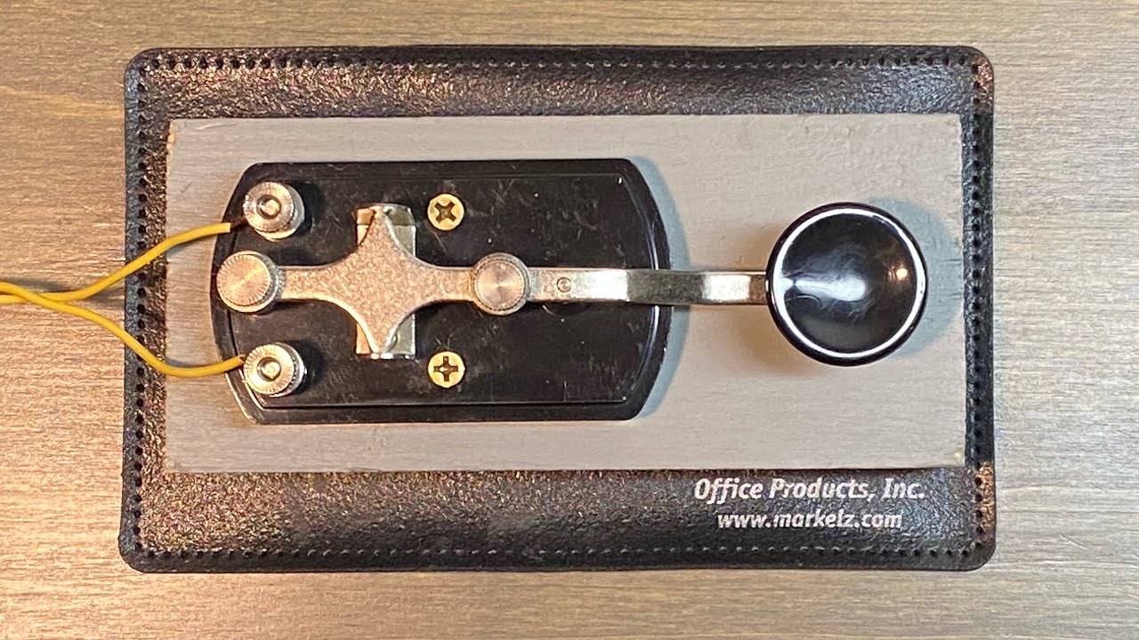 OLDTIMERS' MORSE CODE PRACTICE - prop test 1 - YouTube