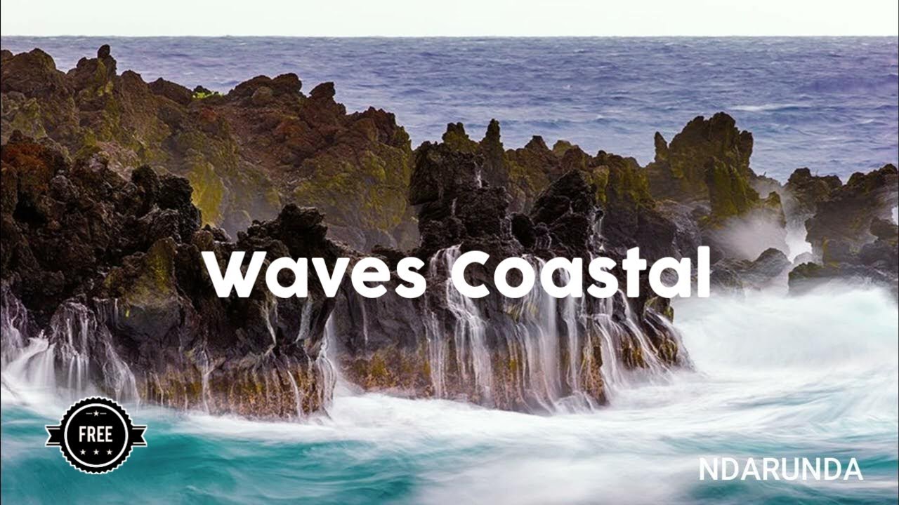 1 hour waves on the beach Pasific coast Sounds effect - YouTube
