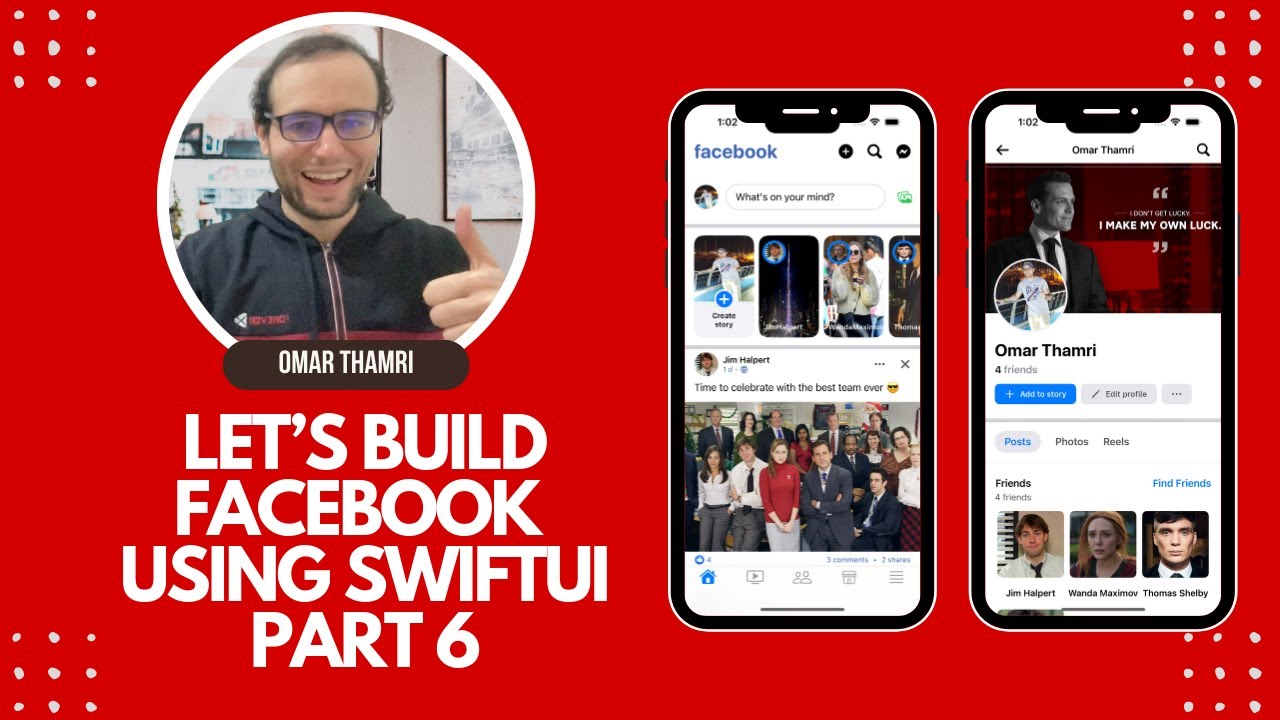 Swiftui Facebook Clone Firebase Part 6 Profile Friends View Youtube