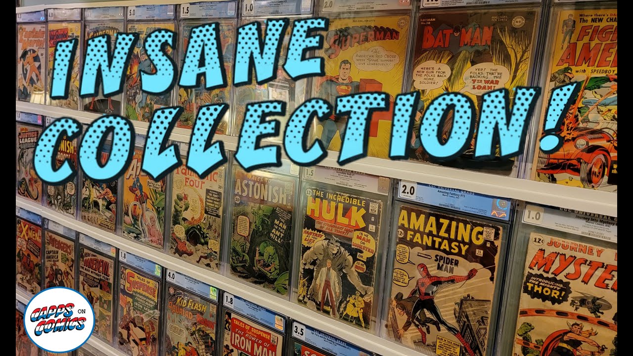 The Best Comic Book Wall Display in the World Tour | Insane Comics ...
