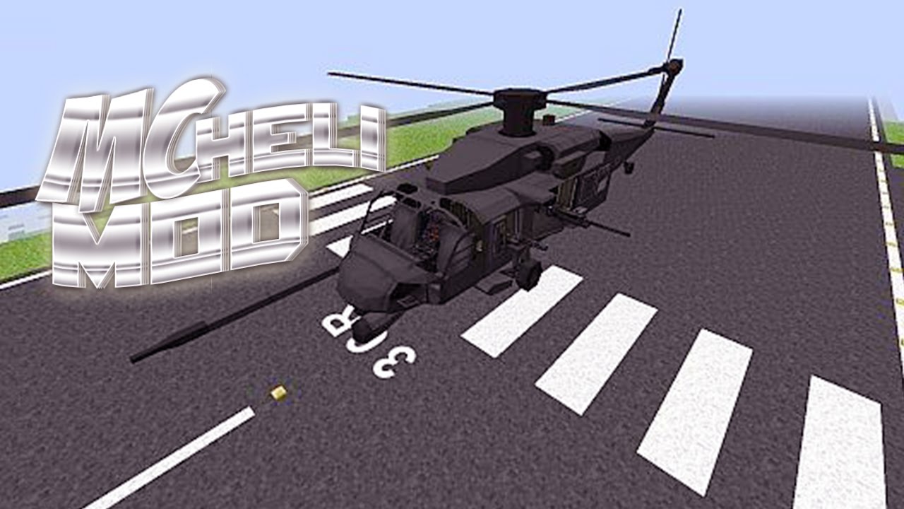 [RO] Minecraft mod showcase -MC Helicopter 1.7.10 Part 1 [HD] - YouTube