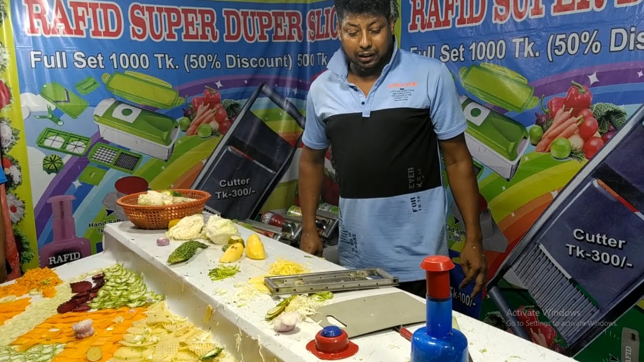 Amazing Vegetable Cutter Or Quickly Salad Cutter ,Onion Cutter In Dhaka ...