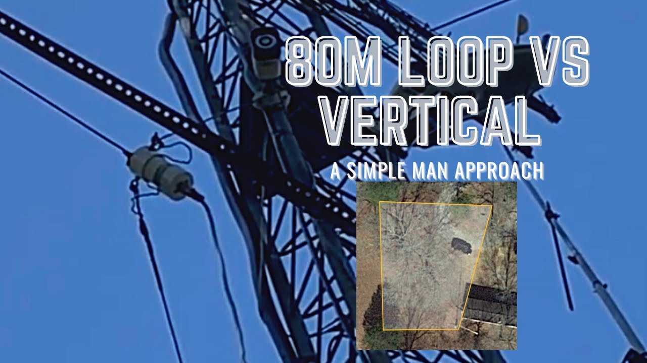 80m wire loop TX/RX antenna is AWESOME | Ham Radio - YouTube