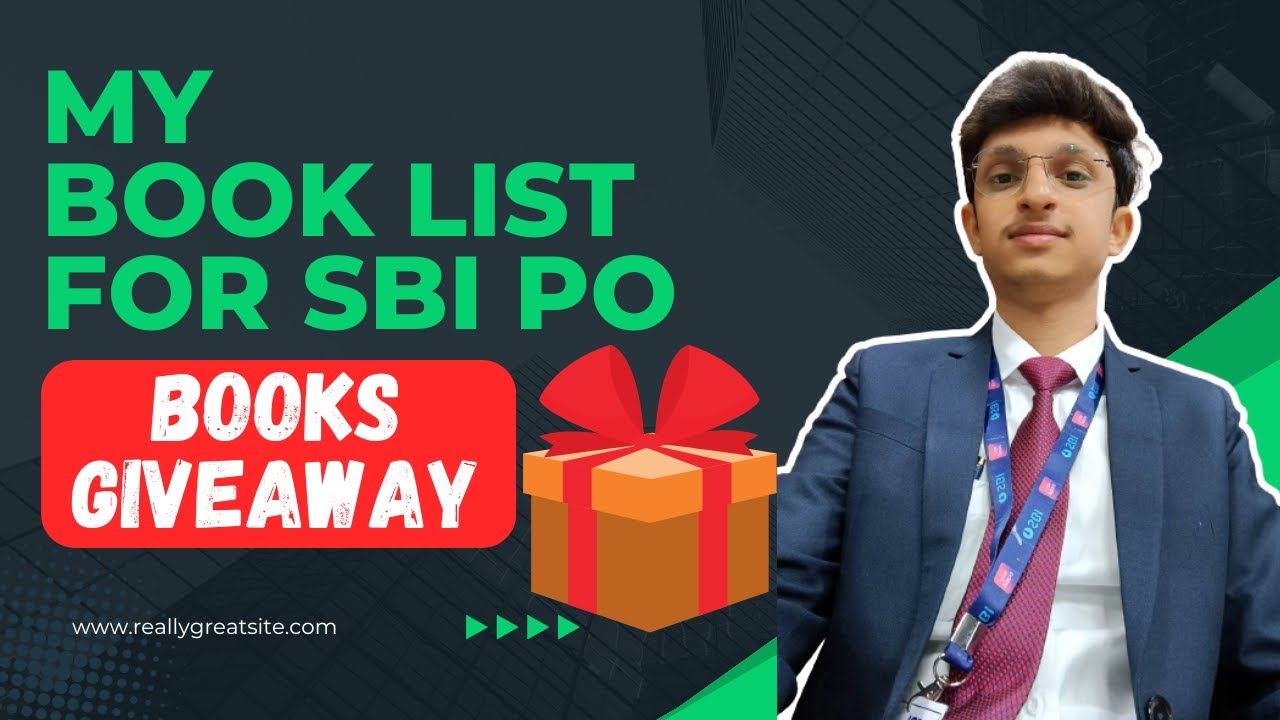 My Book List for SBI PO and Books Giveaway | By Nayan Panchal | - YouTube