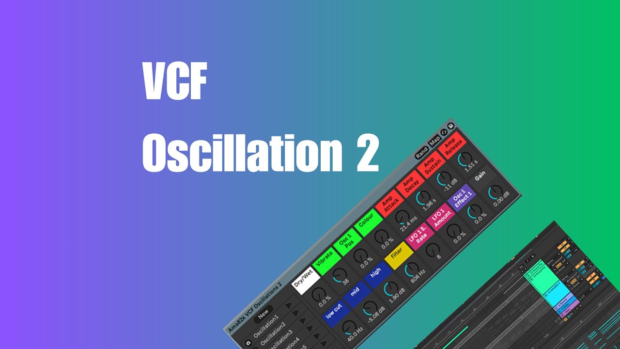 VCF Oscillation 2 Amapiano Chords Progression Presets Instrument rack ...