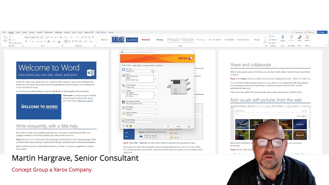 Xerox Global Adobe Postscript Printer Driver Demonstration - YouTube
