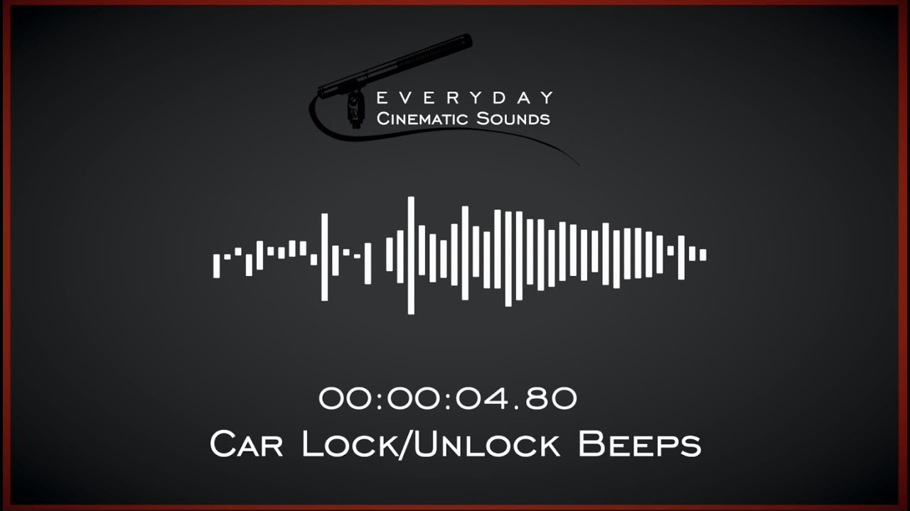 Car Lock/Unlock Beeps | HQ Sound Effects - YouTube