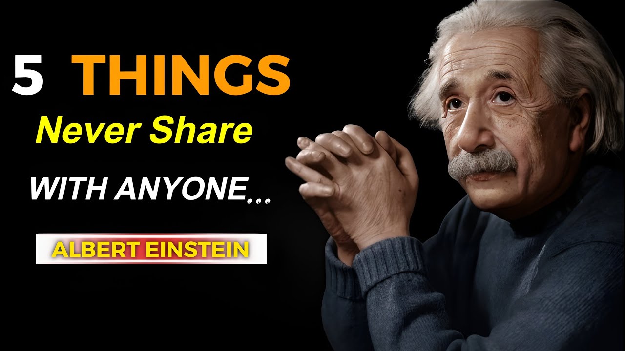 5 Things Never Share With Anyone. Albert Einstein Quotes. Quotes ...