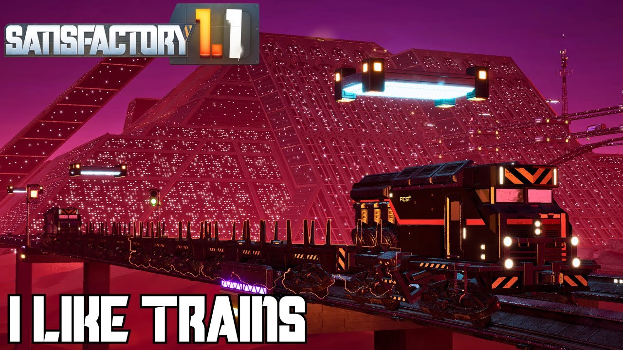 The Best Way To Transport Materials | Satisfactory 1.1 - YouTube