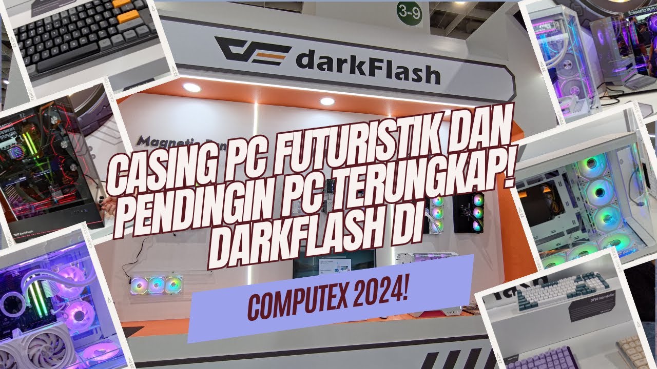 Casing PC Futuristik dan Pendingin PC Terungkap! Darkflash di Computex 2024! - YouTube