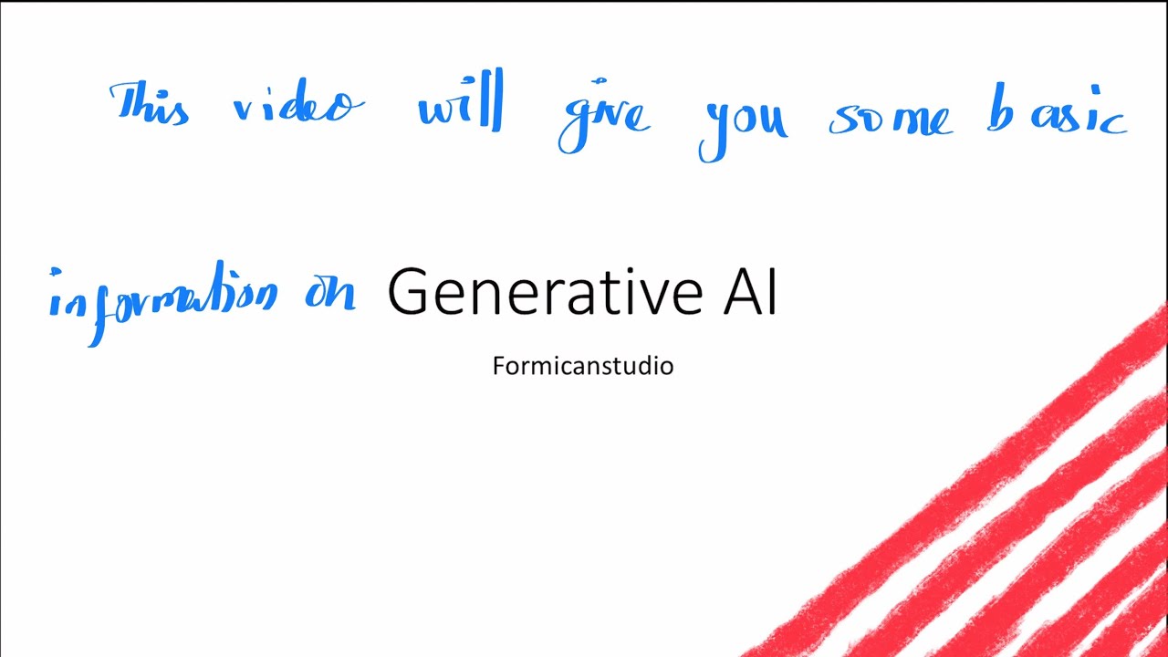 Generative AI basics for understanding - YouTube