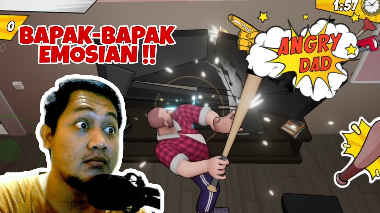 Jadi Bapak-Bapak Yang Suka Emosian, Review Game Angry Dad - YouTube