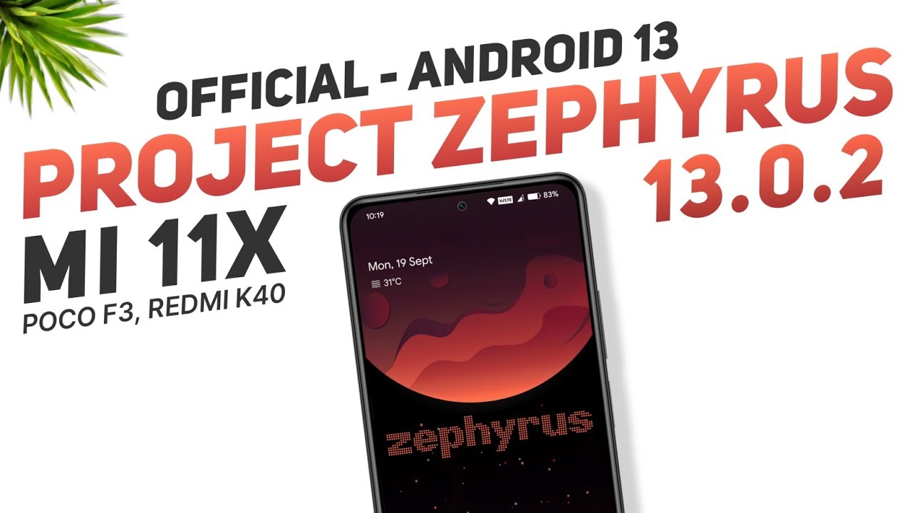 Project Zephyrus 13.0.2 Official For Mi 11X, Poco F3 | Android 13 | Full Detailed Review - YouTube