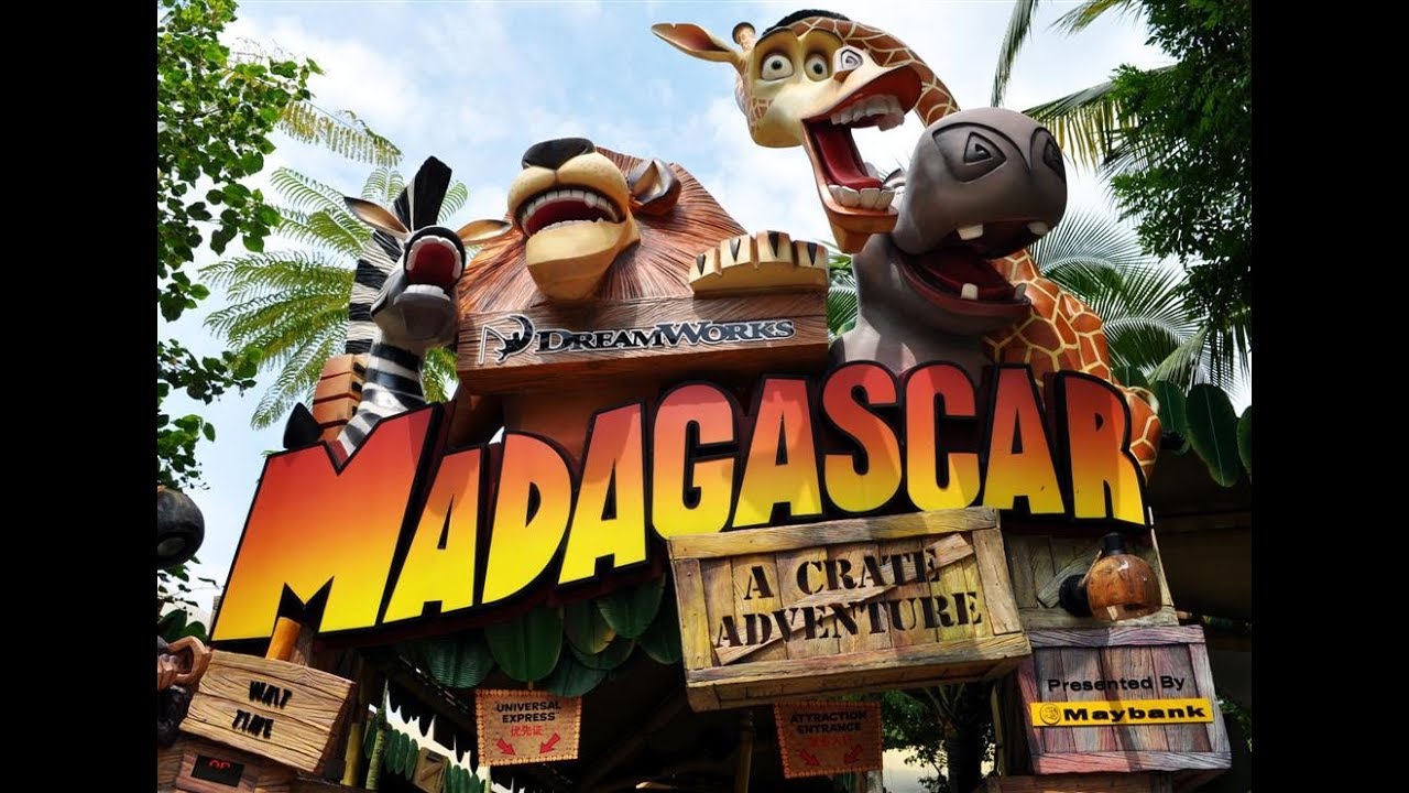 Madagascar Ride | Universal Studios Singapore - YouTube