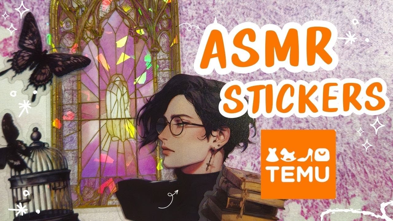 Unboxing TEMU Stickers: Dark Academy & Cathedral Windows | Small ...