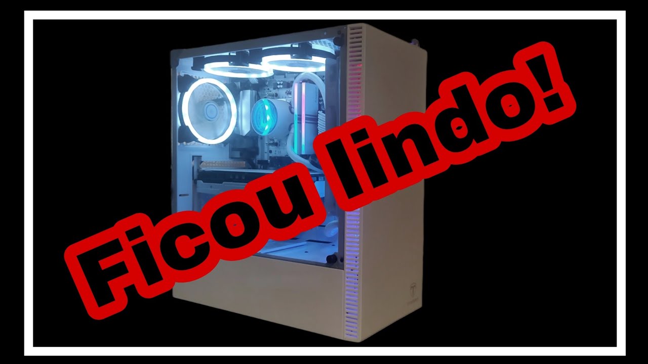Montagem do meu PC Full White, projeto setup branco - YouTube