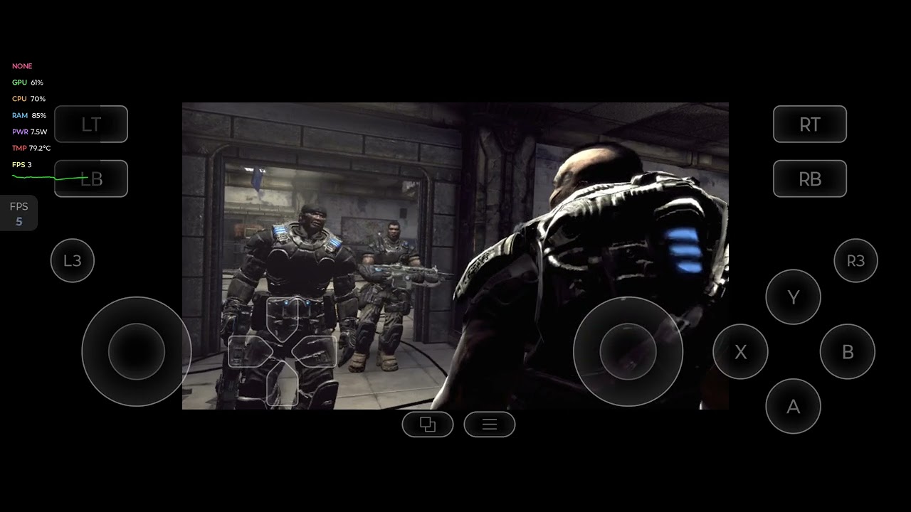 JUGANDO Gears OF War 2 Xbox 360 con XENIA EDGE en Gamehub con el ...