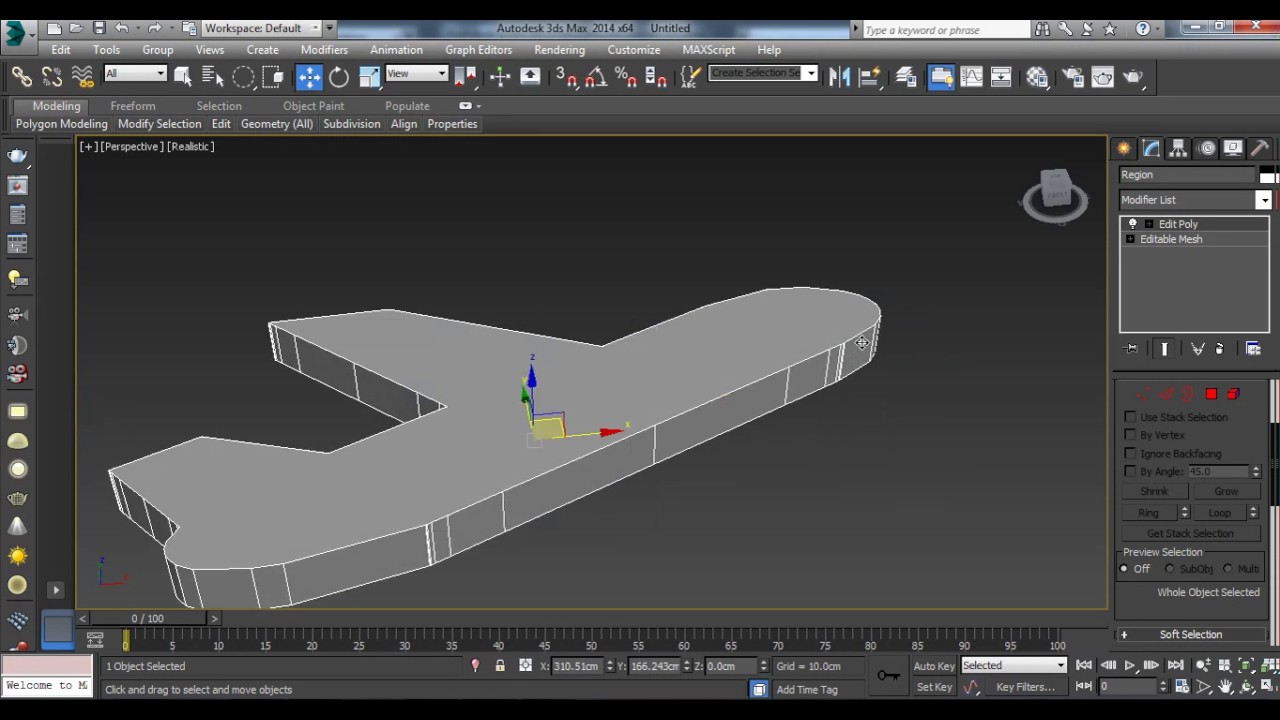 Illustrator to 3Ds Max - Low Poly - YouTube