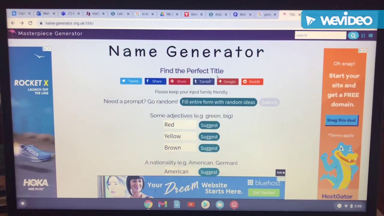 Random name generator goes horribly wrong - YouTube