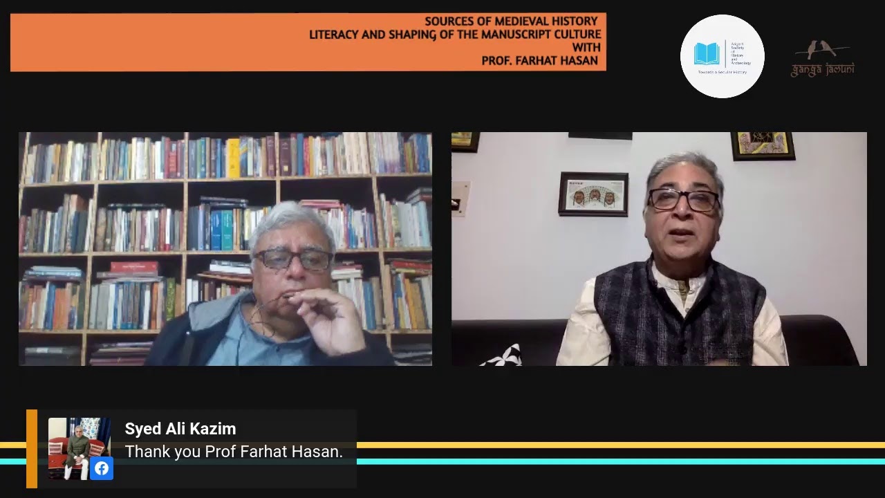 Problems in Reading The Mughal Sources by Prof. Farhat Hasan - YouTube
